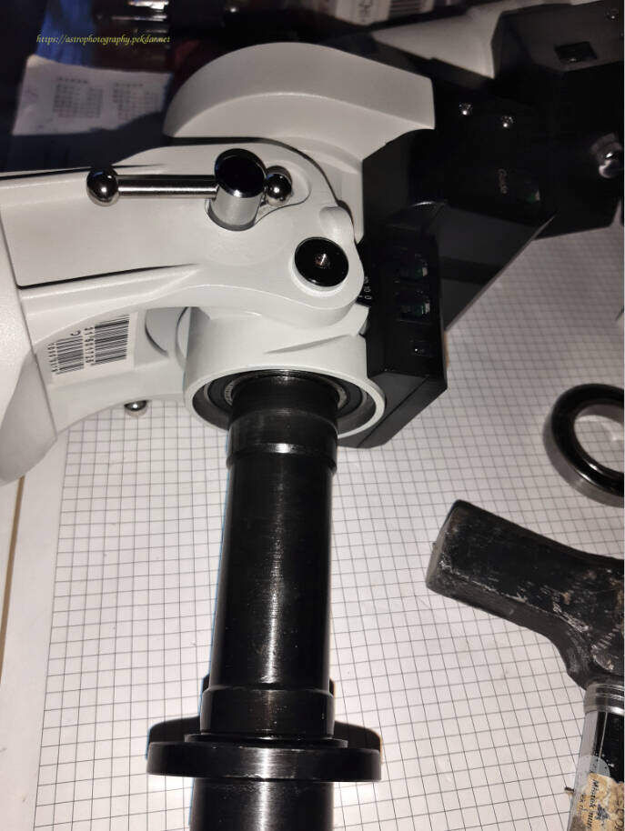 iOptron CEM25P – sleeve comes out of the bearing – PekDar – light catcher